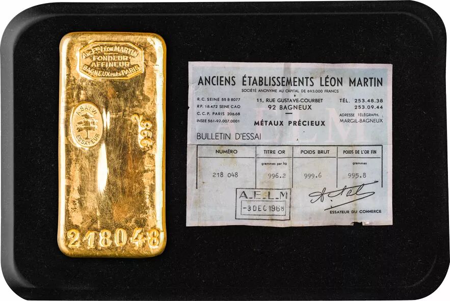 Cours de l'Or - Prix de l'Or (Lingot et Pièce d'Or) - Gramme d'Or