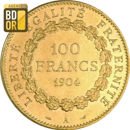 Piece 100 Franc Or