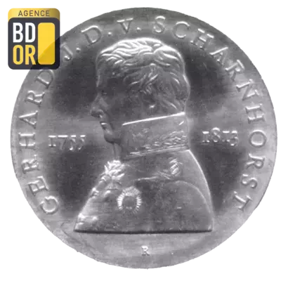 Piece 10 Mark Gerhard J. D. von Schamhorst 1980 - Pièces Argent ...