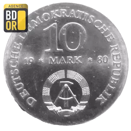 Piece 10 Mark Gerhard J. D. von Schamhorst 1980 - Pièces Argent ...