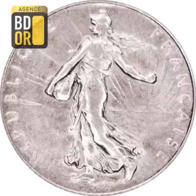 Pièce 1 Franc Semeuse 1898 à 1920 - Pièce en Argent Semeuse - BDOR