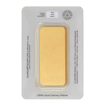 Lingot Or 1 Kilo - Achat Lingot d'Or LBMA - BDOR