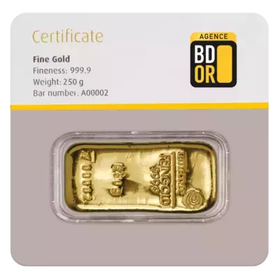 Cours de l'Or - Prix de l'Or (Lingot et Pièce d'Or) - Gramme d'Or