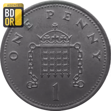 Pièce One Penny - Pièce Argent - BDOR